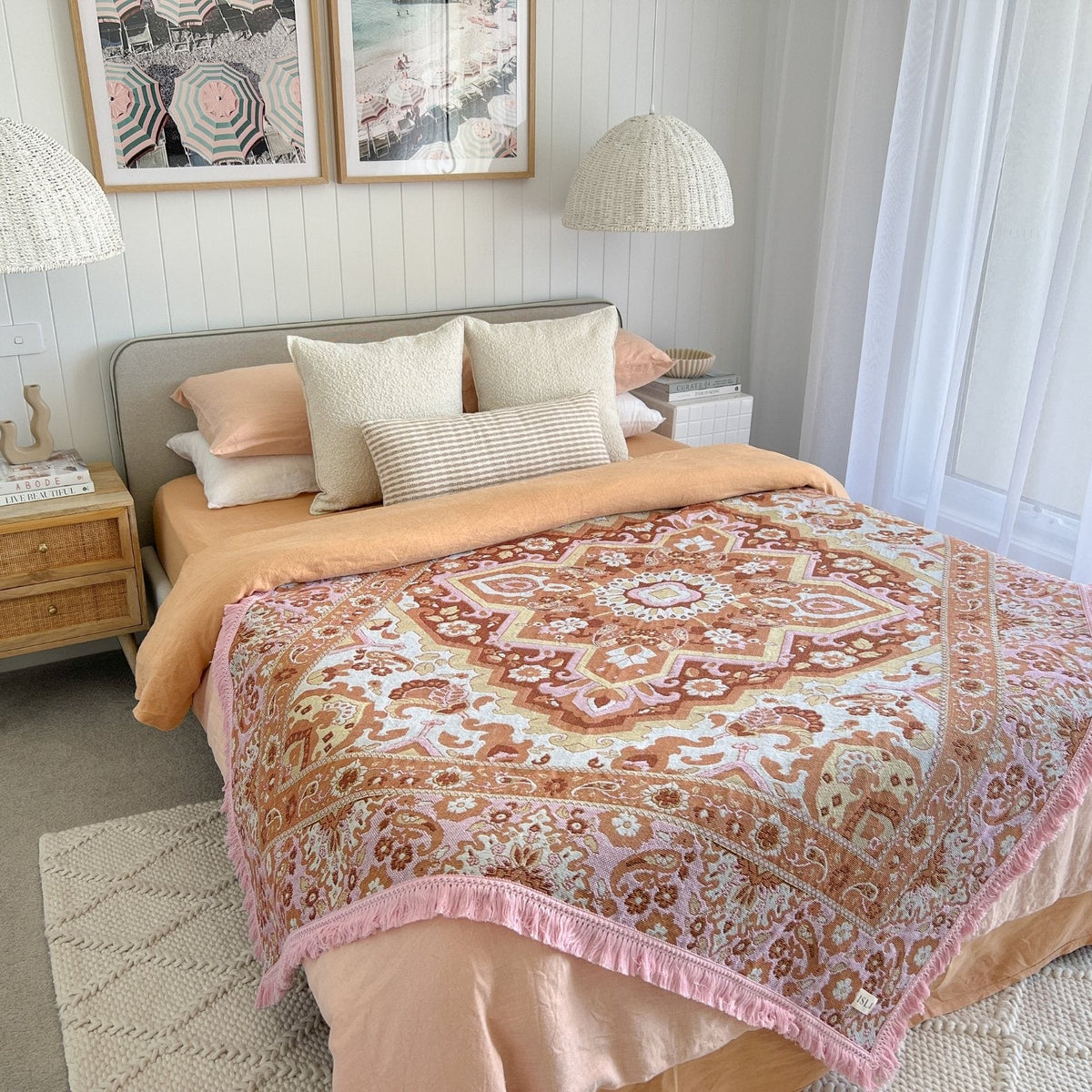 Desert Rose Bohemian Picnic Rug | Boho Style – ISLA Label Australia