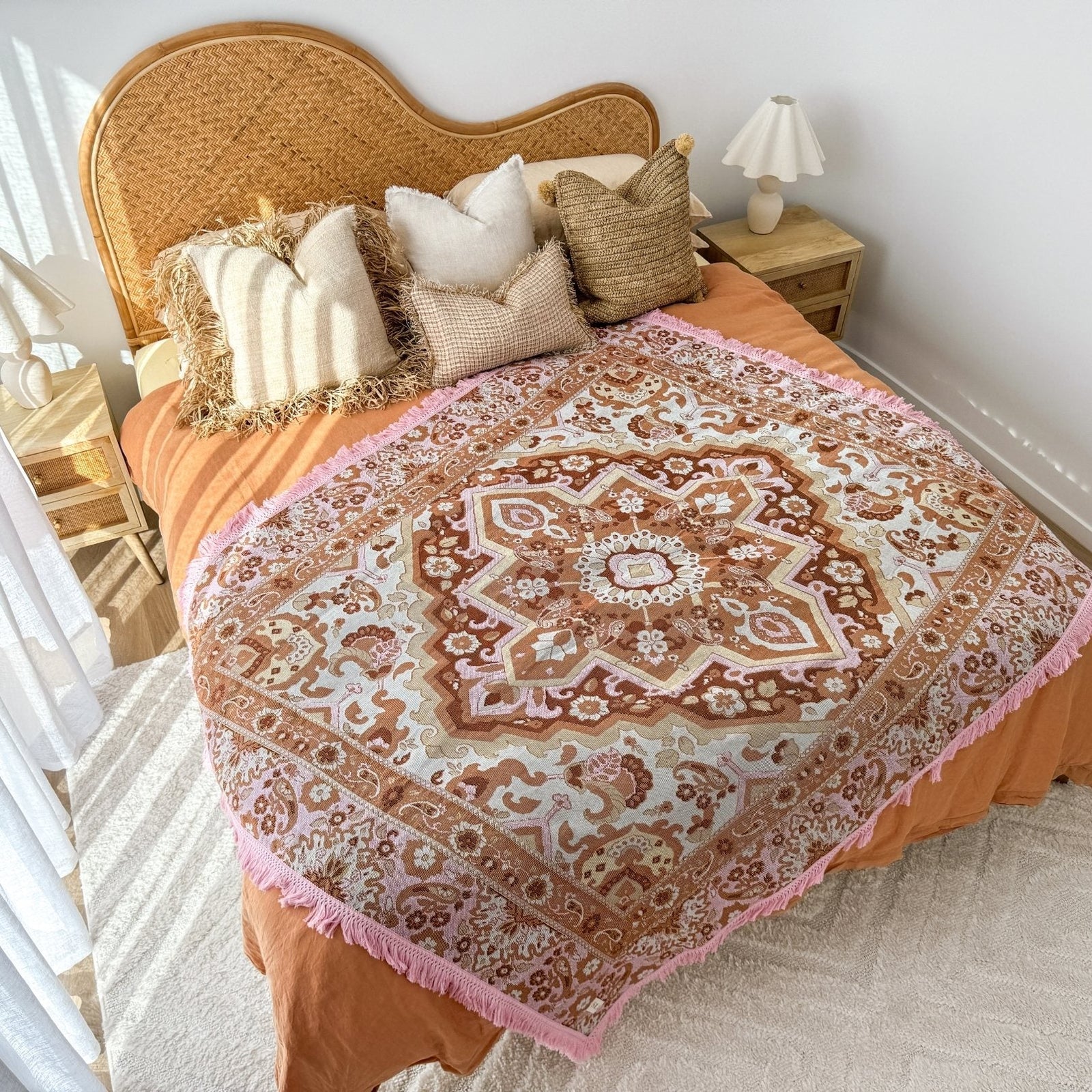 Desert Rose Bohemian Picnic Rug | Boho Style – ISLA Label Australia