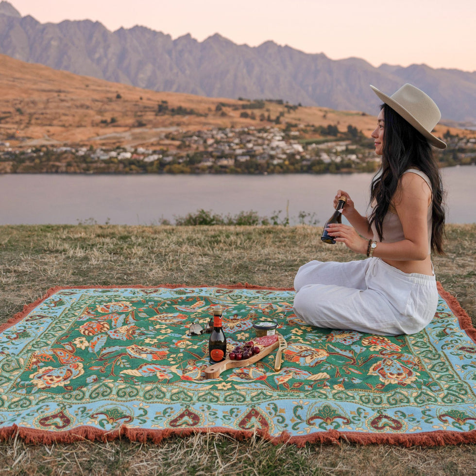 Beach Mats Australia | Large Boho Beach Blanket & Woven Beach Rugs – ISLA